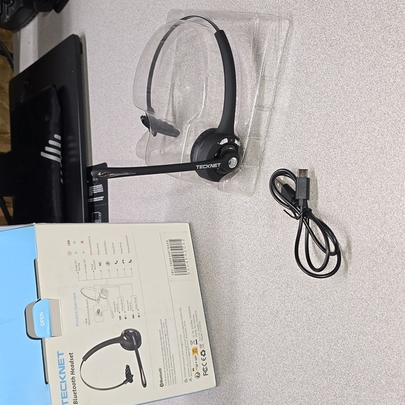 Cell Phones & Accessories | Tecknet Wireless Headset Bluetooth ...